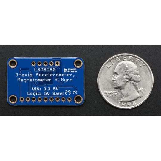 Adafruit LSM9DS0 9DoF IMU - 3-axis Accelerometer, Gyroscope And ...