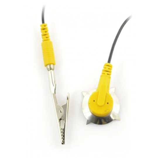 Flexible Grounding Cable With A Crocodile Connector - Botland